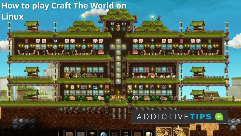 How to play Craft The World on Linux - Addictive Tips Guide