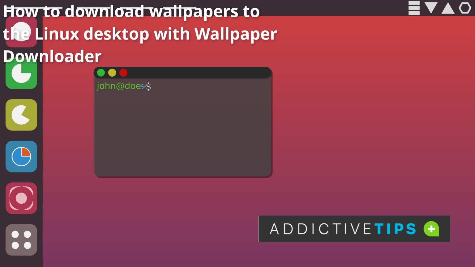 How to download wallpapers to the Linux desktop with Wallpaper Downloader