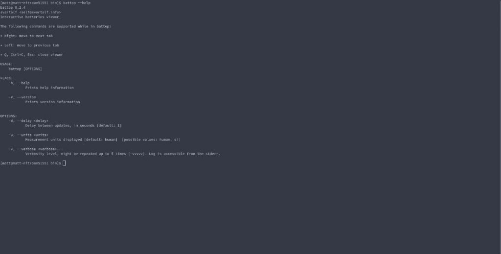 How to check your laptop battery from the Linux command-line