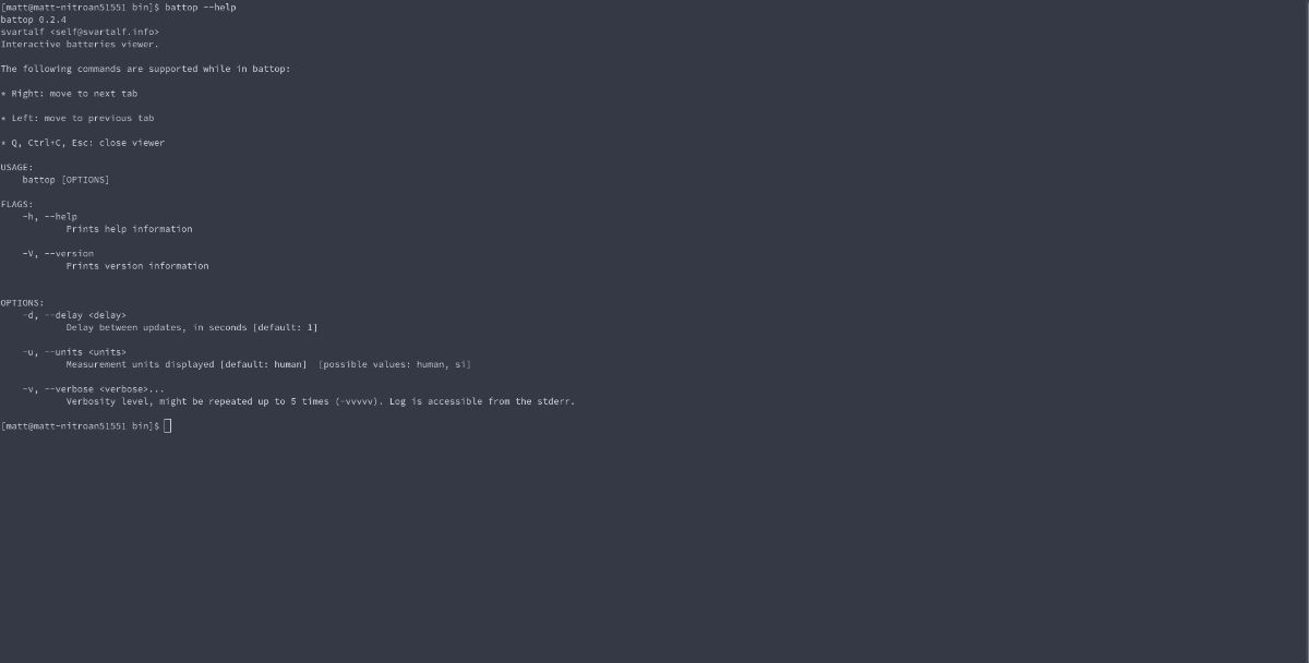 How to check your laptop battery from the Linux command-line