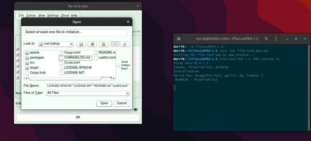 How to encrypt a file on Linux with File Lock PEA - Addictive Tips Guide