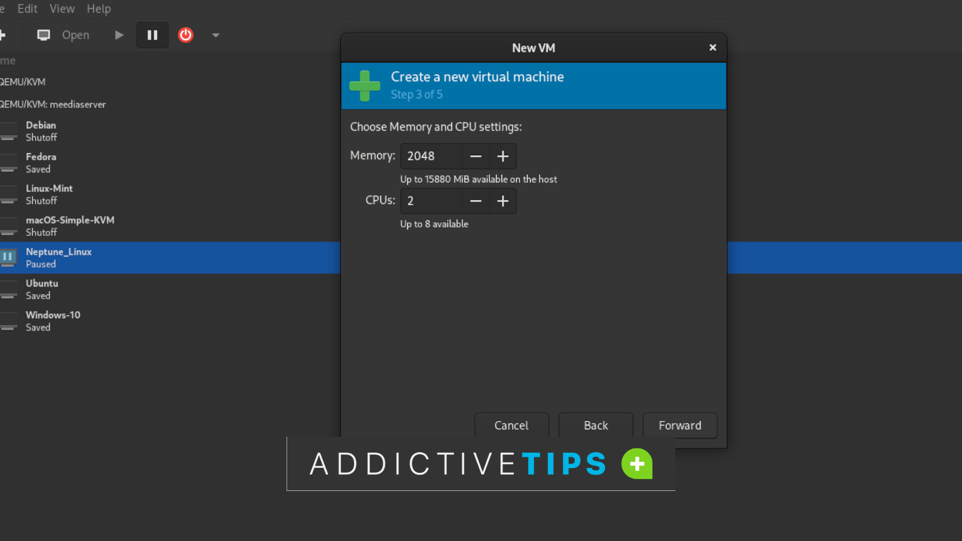 Host virtual machines on Ubuntu with Virt Manager - Addictive Tips Guide