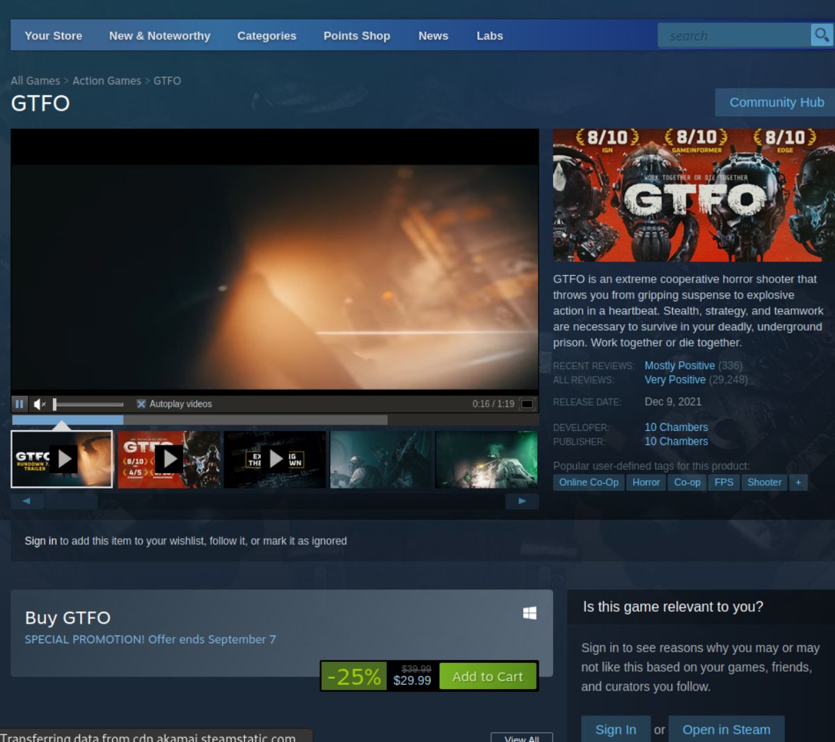 How to play GTFO on Linux - Addictive Tips Guide