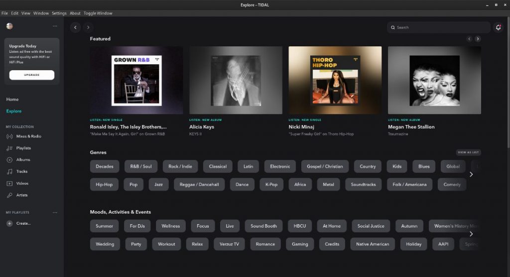 How to listen to Tidal on the Linux desktop with Tidal-hifi - Addictive ...