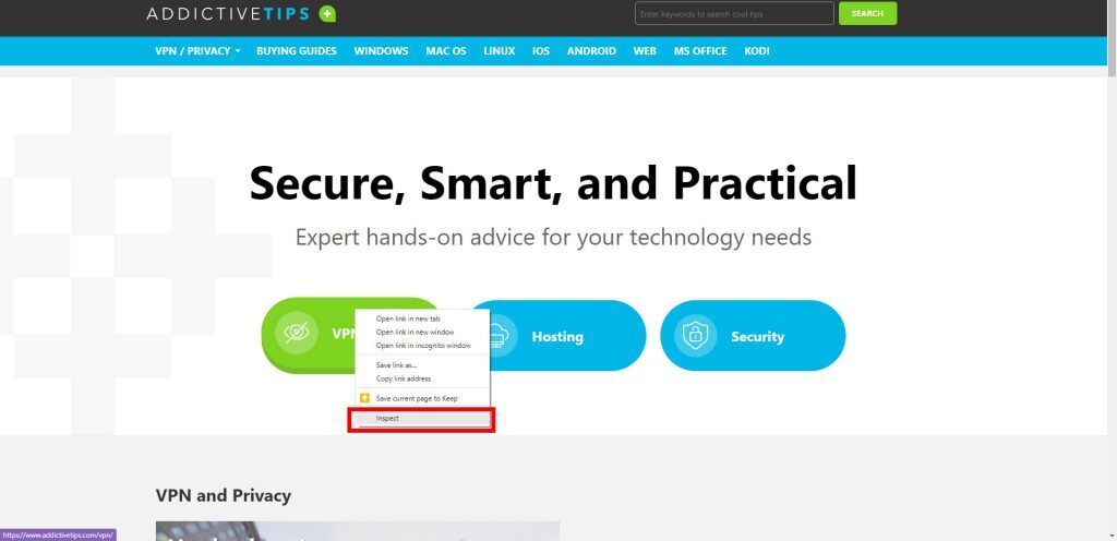 How to Inspect Element Chrome, Firefox, Safari, Edge - AddictiveTips 2022