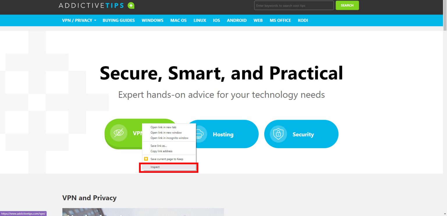 How To Inspect Element Chrome Firefox Safari Edge Addictivetips 2022
