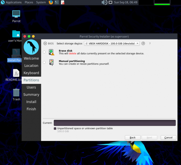 How to install Parrot OS 5 Home Edition - Addictive Tips Guide