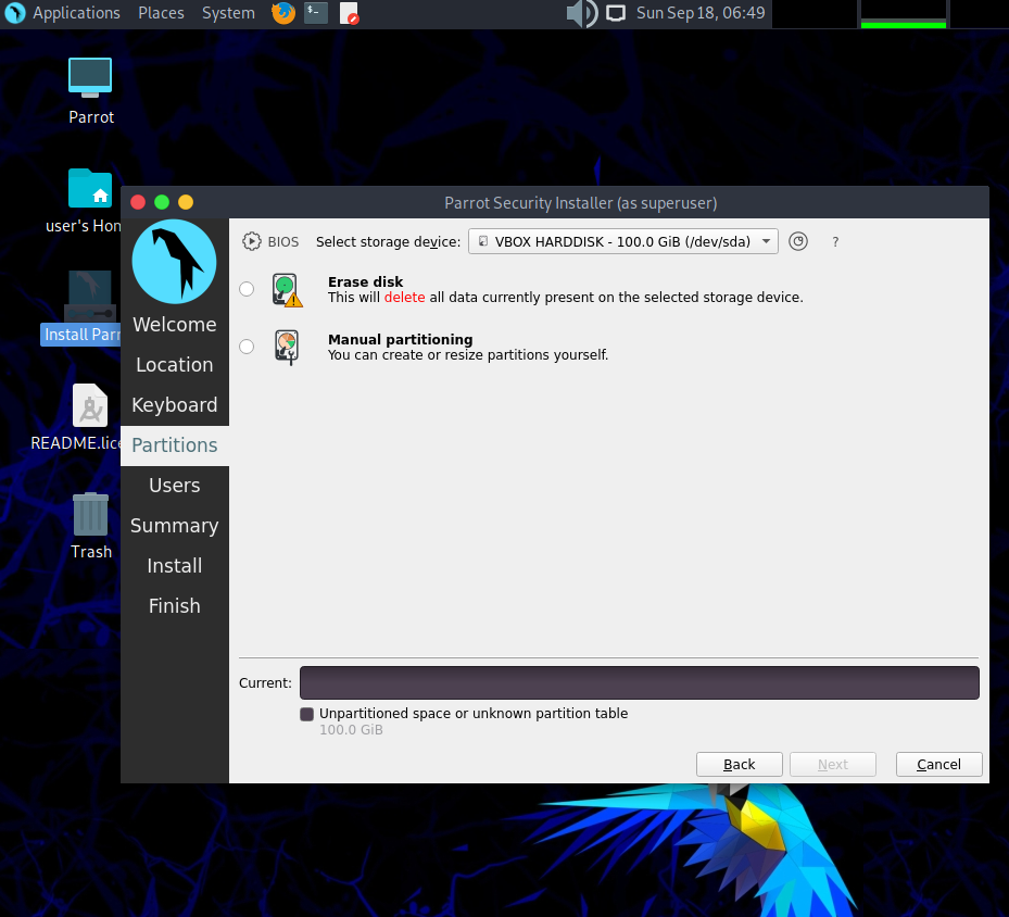 How to install Parrot OS 5 Home Edition - Addictive Tips Guide