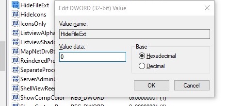 How to Show File Extension in Windows 10