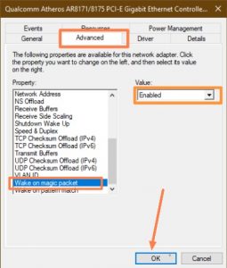 How to Enable Wake on LAN on Windows 10