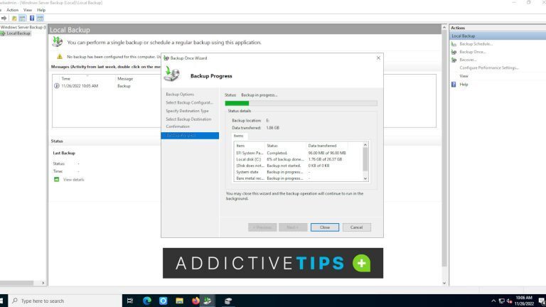 How to backup your Windows Server - Addictive Tips Guide