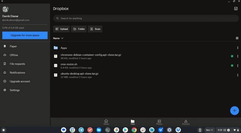 How to sync your Dropbox on a Chromebook - Addictive Tips Guide