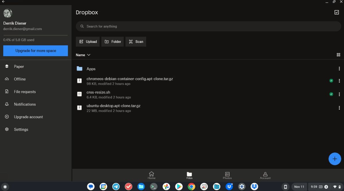 How to sync your Dropbox on a Chromebook - Addictive Tips Guide