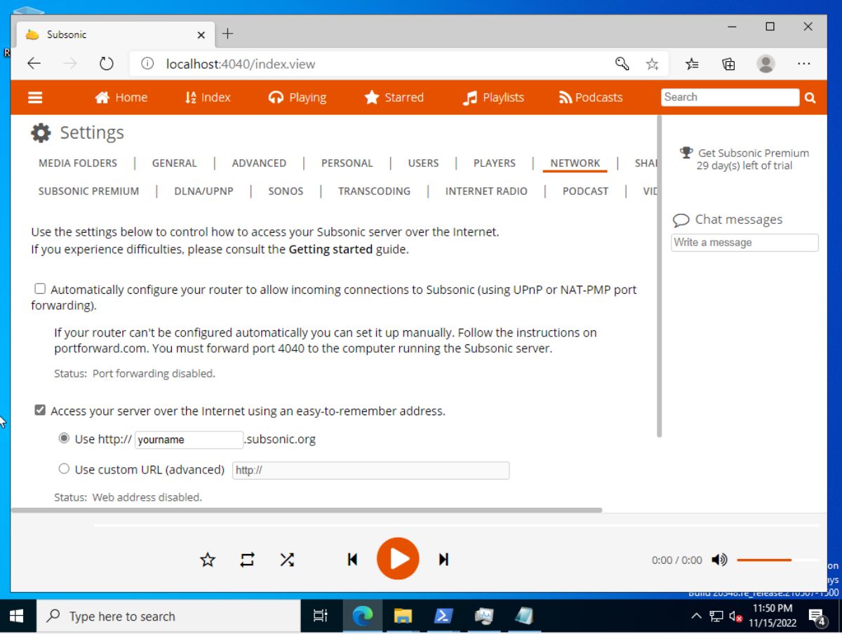 Host a Subsonic music server on Windows Server - Addictive Tips Guide