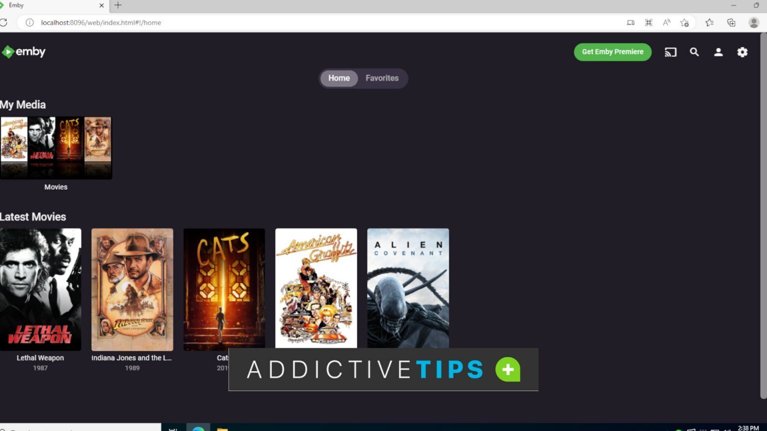 How to host an Emby media server on Windows Server