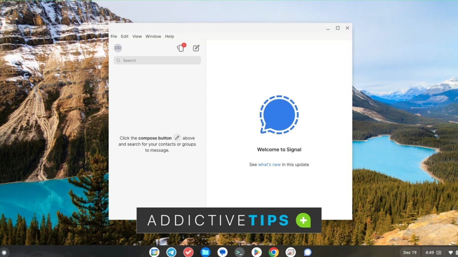 How to use the Signal chat app on a Chromebook - Addictive Tips Guide
