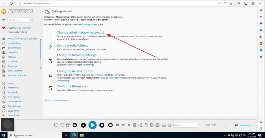 Host your own Madsonic server on Windows Server - Addictive Tips Guide