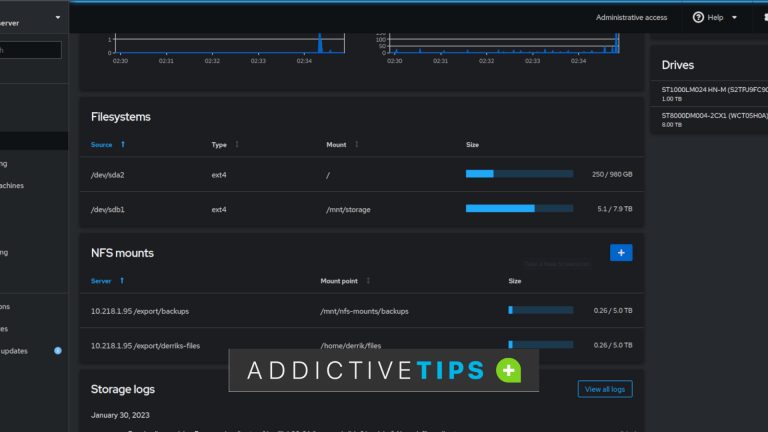 Configure NFS on a Linux server with Cockpit - Addictive Tips Guide