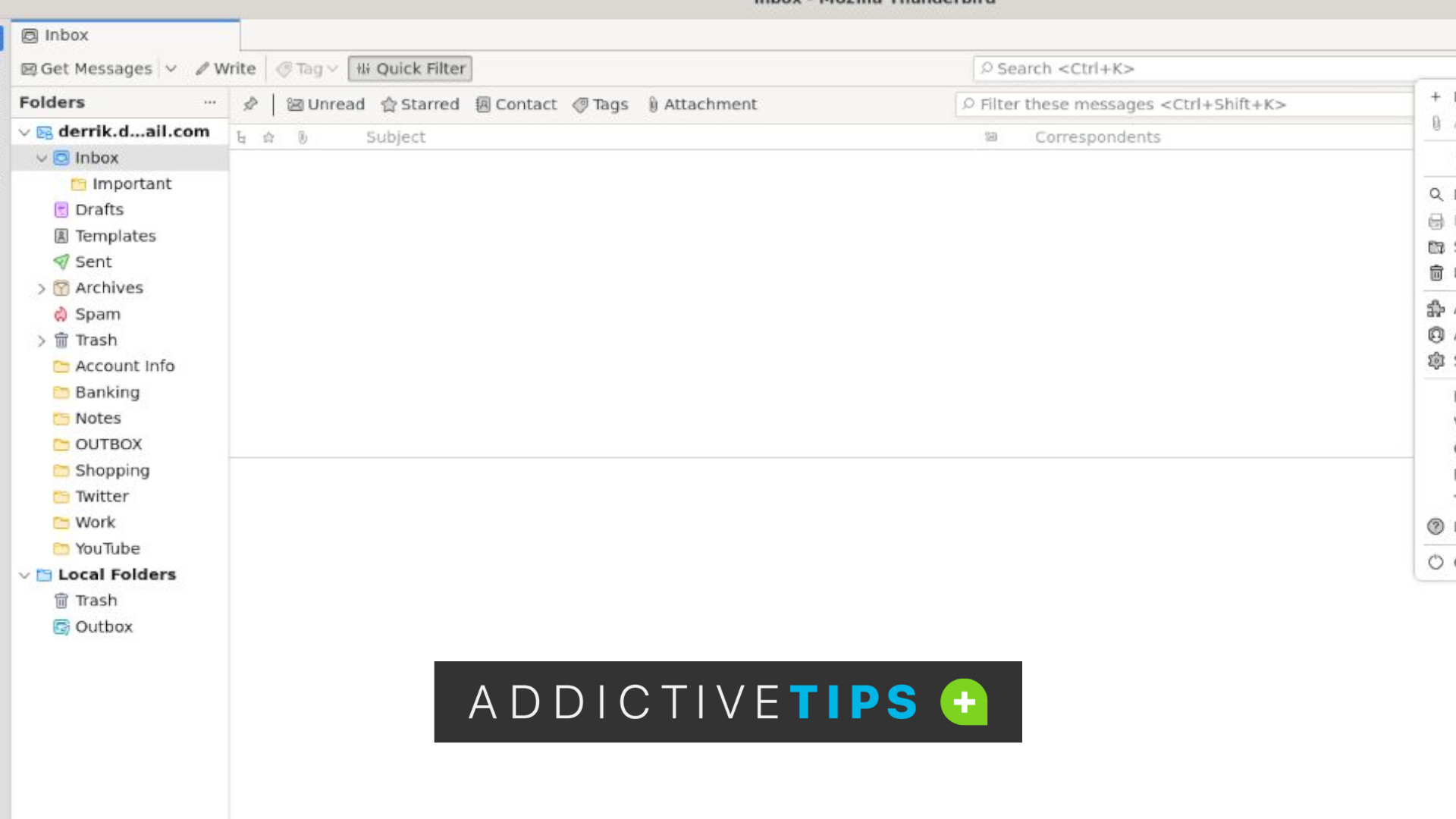 Check your email in Thunderbird on a Chromebook - Addictive Tips Guide