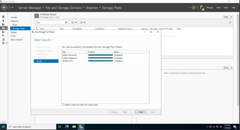 How to create a storage pool in Windows Server - Addictive Tips Guide