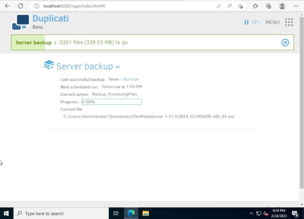 How to backup your Windows Server to the cloud