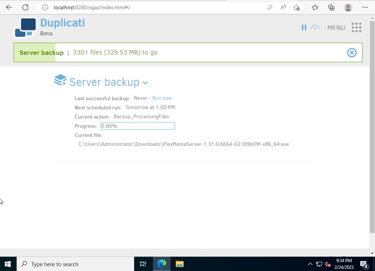 How to backup your Windows Server to the cloud