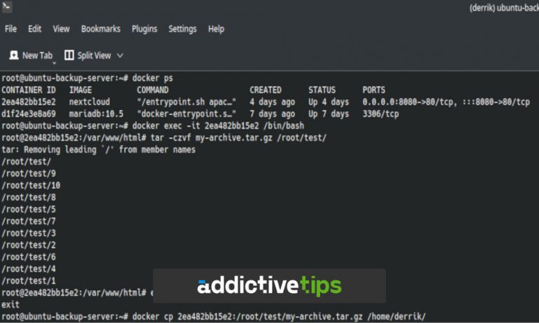 How to transfer files to a Docker container - Addictive Tips Guide