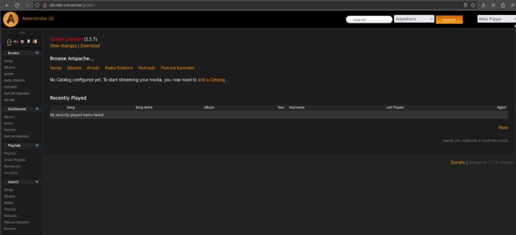 How to run your own Ampache server on Ubuntu Server
