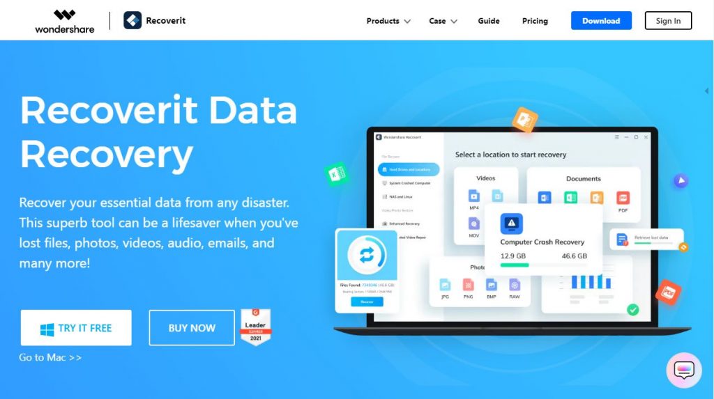 Recoverit by Wondershare: Recover lost and corrupted files | AddictiveTips