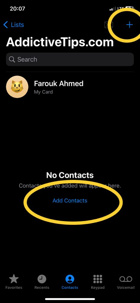 4 Simple Solutions to Create contact groups on iPhones | AddictiveTips