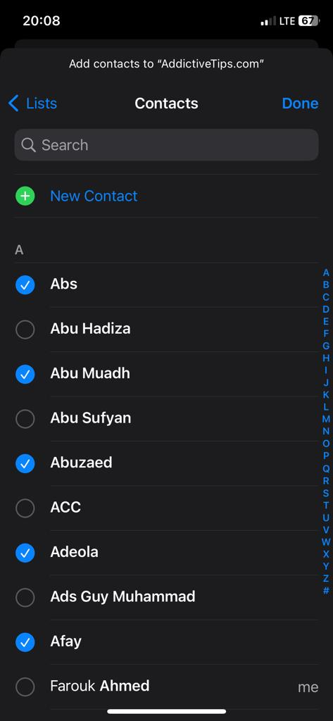4 Simple Solutions to Create contact groups on iPhones | AddictiveTips