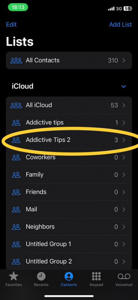 4 Simple Solutions to Create contact groups on iPhones | AddictiveTips