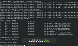 Setting up a Linux firewall with iptables - Addictive Tips Guide