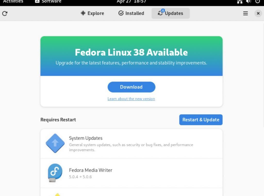 How to upgrade to Fedora 38 - Addictive Tips Guide