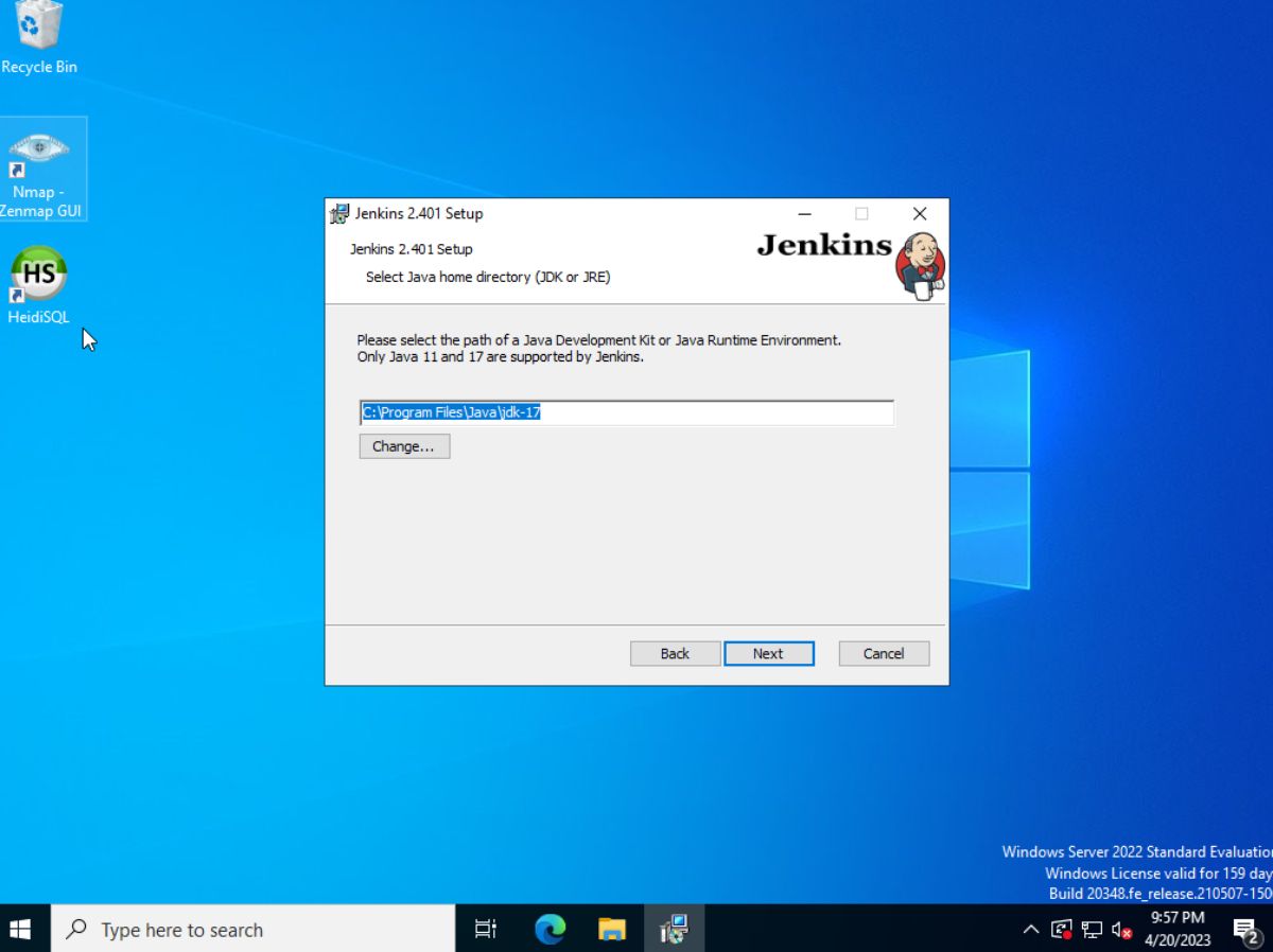 How to install and use Jenkins on Windows Server