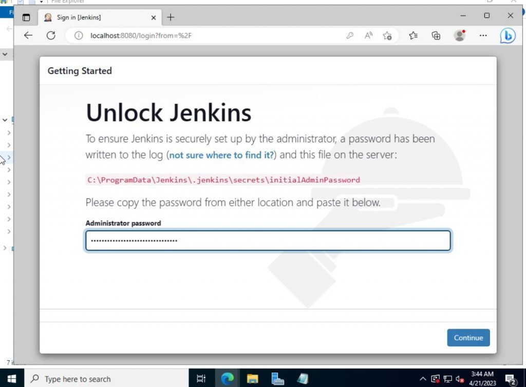 How to install and use Jenkins on Windows Server