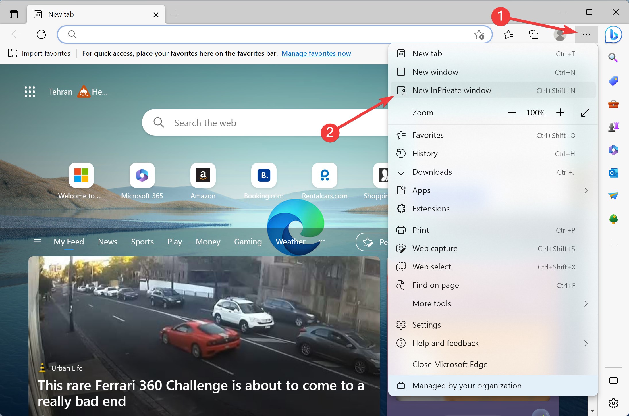 Turn on Incognito Mode Chrome Edge Firefox Safari Opera