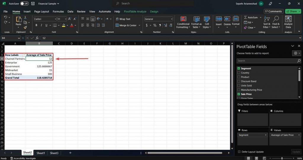 How to Change Data Source and Range in Pivot Table