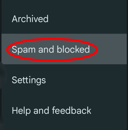 Unblock someone in seconds on your Android