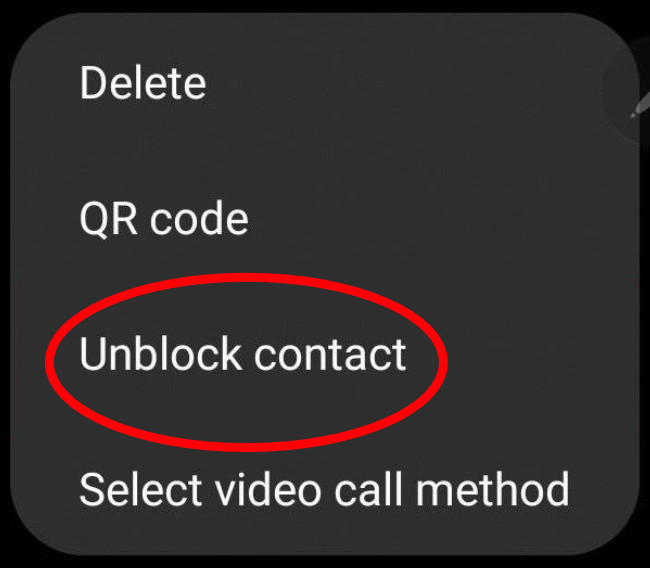 Unblock someone in seconds on your Android