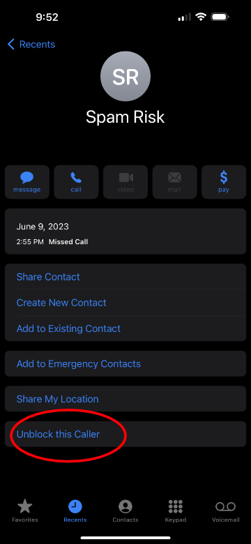 How to unblock contacts on your apple devices