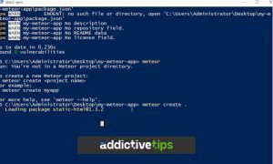 How to install Meteor on Windows Server - Addictive Tips Guide