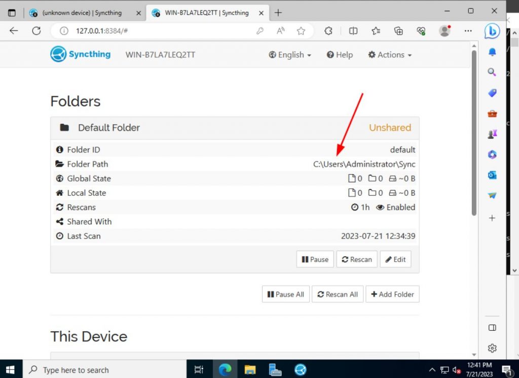 How to host a Syncthing server on Windows Server - Addictive Tips Guide