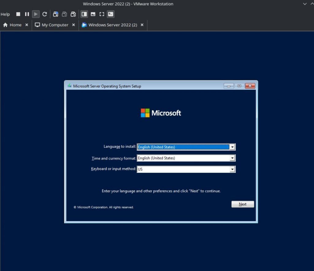 Installing Windows Server 2022 In Vmware On Linux Addictive Tips Guide 1791