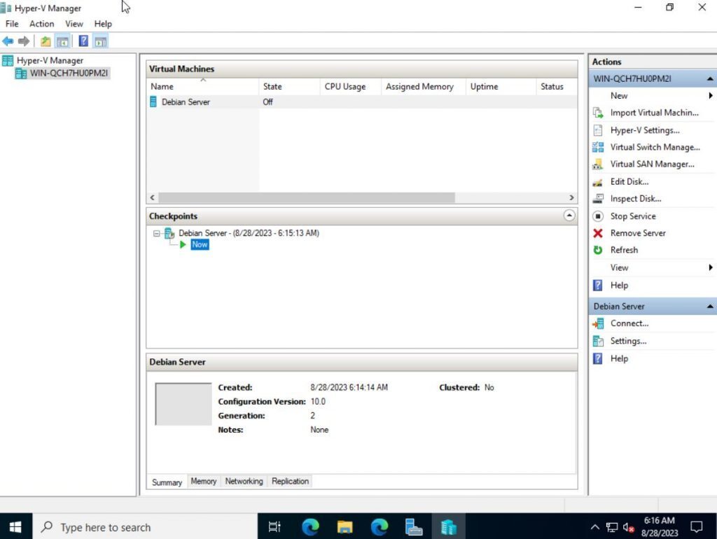 Backup Hyper-V VMs on Windows Server - Addictive Tips Guide