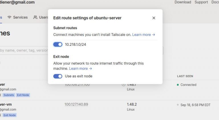 Use Ubuntu server as a Tailscale node - Addictive Tips Guide