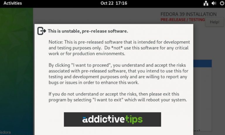 How to try out Fedora 39 early - Addictive Tips Guide