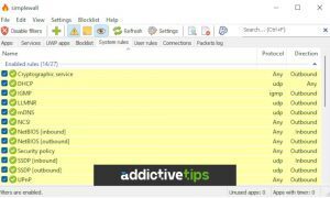 How to set up the Simplewall Firewall on Windows Server