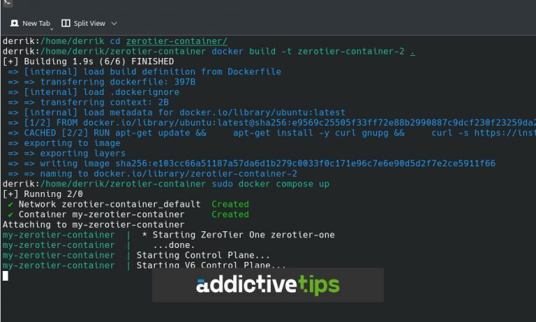How to use ZeroTier in Docker on Linux - Addictive Tips Guide