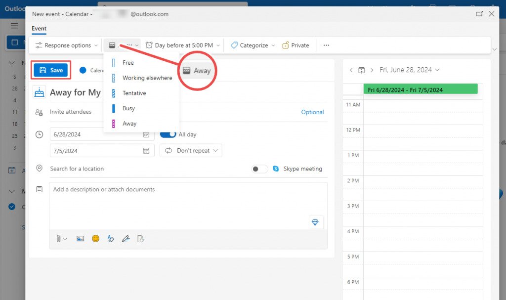 How to Send Automatic Out-of-Office Reply in Outlook